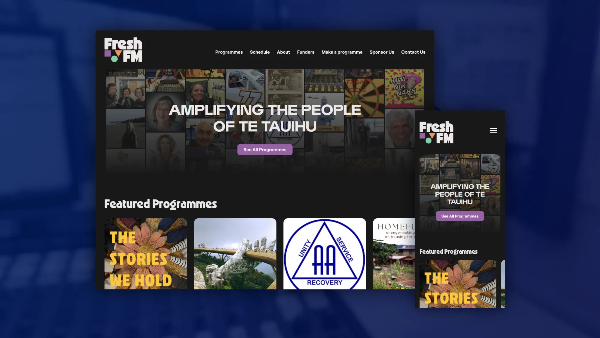 FreshFM - Avoca Web Design